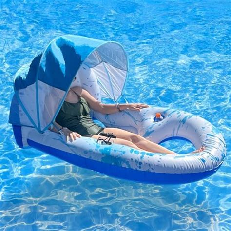 【upgraded】 Pool Floats Adult With Canopy Upf50 Pool Floats Adult
