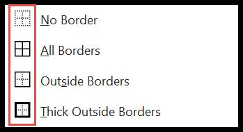 How To Add Border In Excel
