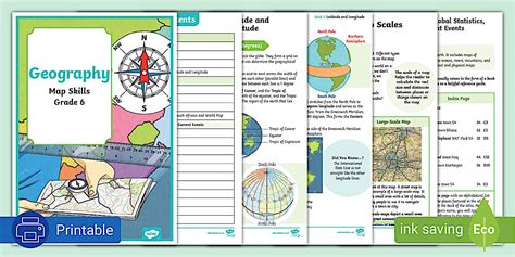 Grade 6 Map Skills Worksheets Twinkl South Africa