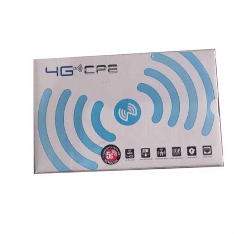 CPE 4G LTE Wireless Router at Rs 1490/box | Wireless WiFi router in ...