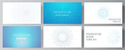 프리젠 테이션 슬라이드 비즈니스 템플릿의 최소 추상 벡터 일러스트 레이아웃 빅 데이터 시각화 연결된 라인과 점으로 기하학적 의사 소통 배경 형판에 대한 스톡 벡터 아트 및