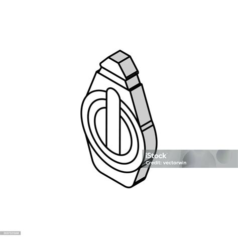 분필 라인 릴 아이소 메트릭 아이콘 벡터 일러스트 레이 션 각도에 대한 스톡 벡터 아트 및 기타 이미지 각도 갈고리 발톱