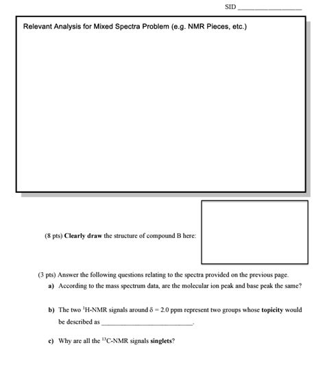 solved iv mixed spectra problem 14 pts using the