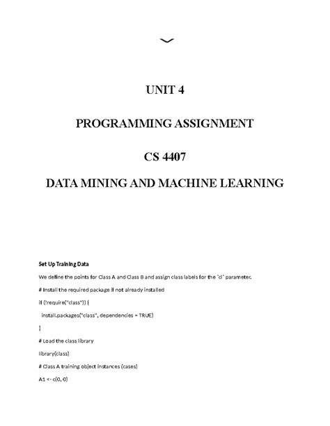 Unit 4 Programming Assignment Unit 4 Programming Assignment Cs 4407