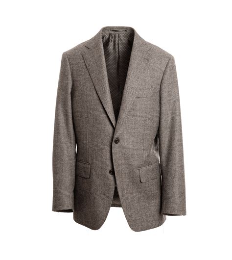 Gray Prince Of Wales Check Flannel Suit He Spoke Style