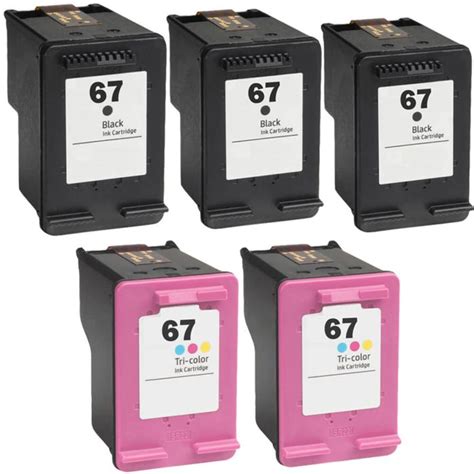 HP Ink Cartridge 67 Combo Pack of 5 - HP 67 Cartridges @ $94.90