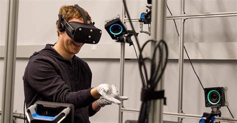 Zuckerberg Shows Off Oculus Gloves For Typing In Vr Techcrunch