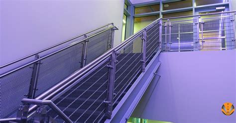 Wire Mesh Railing Systems For Commercial Projects Viva Railings