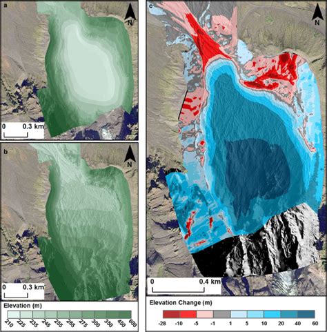 Terrestrial Laser Scanner Tls Derived Dems Collected By Dunning And