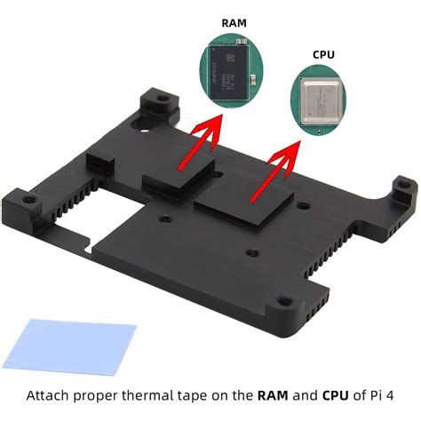 Metal Aluminium Alloy Raspberry Case Pi Armor Heatsink