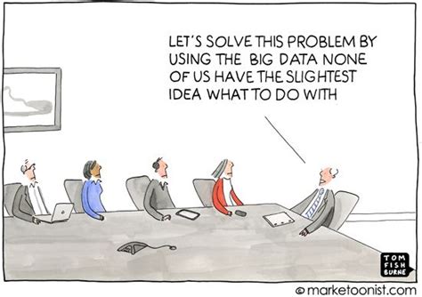 Big Data Cartoon Entrepreneur And Business Building Big Data