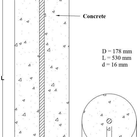 cross section and elevation of micropile download scientific diagram