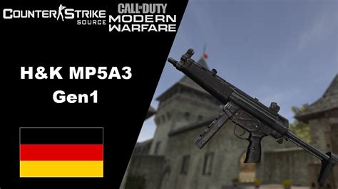 cs source handk mp5a3 gen1 in mw2019 anims youtube