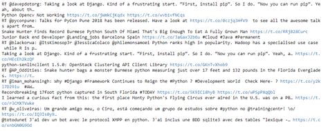 Python How To Get The Whole Tweet Instead Of A Part Of Tweet With Links Stack Overflow