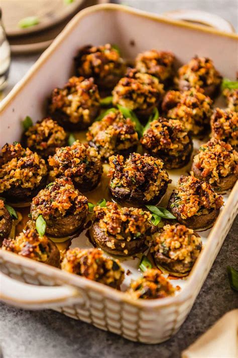 Italian Sausage Stuffed Mushrooms