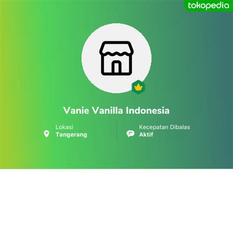 Toko Vanie Vanilla Indonesia Online Produk Lengkap And Harga Terbaik
