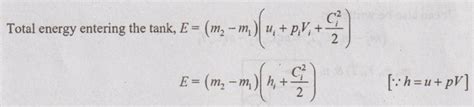 Unsteady Flow Processes Engineering Thermodynamics