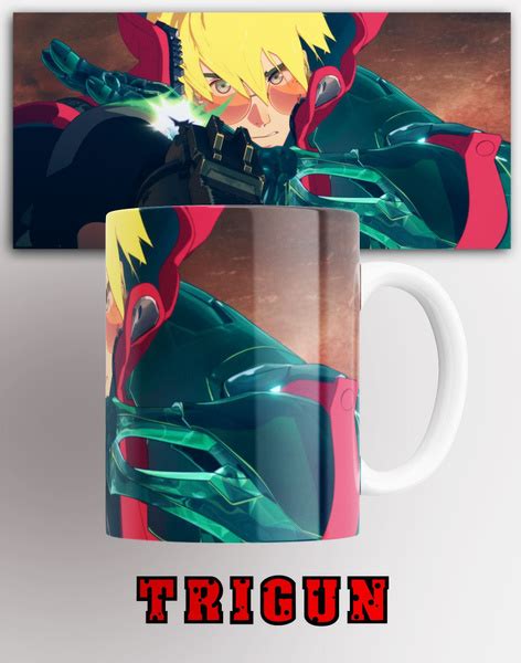 Кружка Великая небесная стена Tengoku Daimakyou Вэш Ураган на подарок с принтом аниме Anime