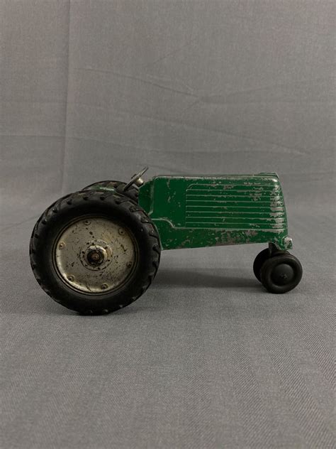 Vintage Metal Tractor Made By Lansing Slik Toys