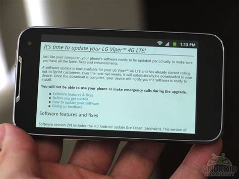 Lg Viper G Lte Getting Android Ics Update Android Community