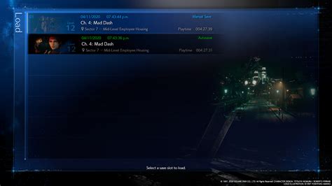 Final Fantasy Vii Remake Game Ui Database