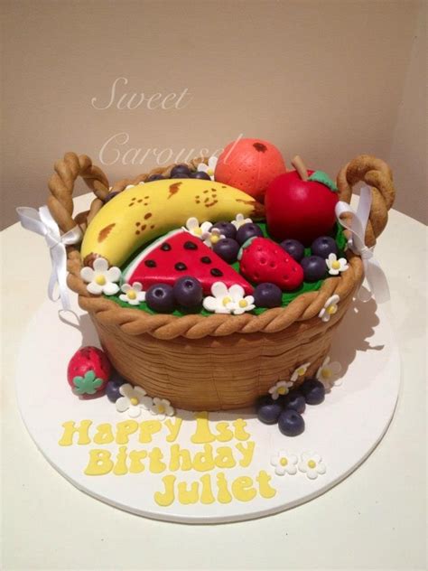 Fruit Basket Cake By Sweet Carousel