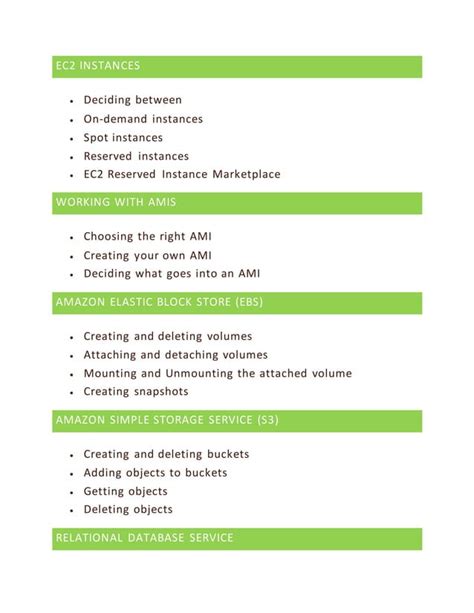 Amazon Web Services Aws Online Training Docx