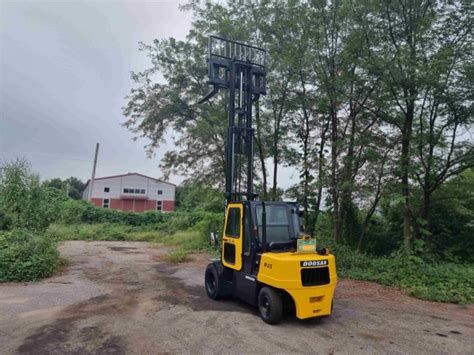 두산 D45s 2 하이3단마스트 5미터상승 올캐빈 중고지게차 중고지게차 직거래 매매 지게몬