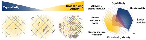 Influences Of Crystallinity And Crosslinking Density On The Shape