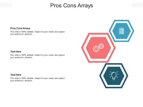Pros Cons Arrays Ppt Powerpoint Presentation Infographic Template