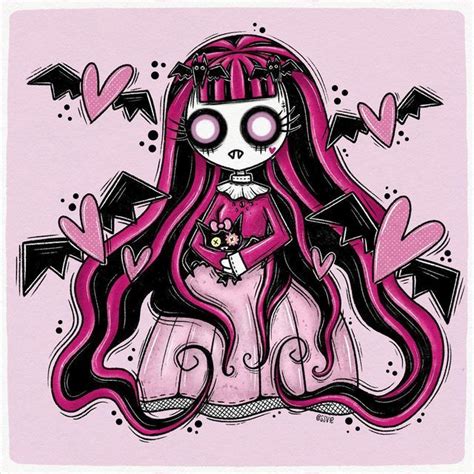 Alessia On Instagram Draculaura From Monster High 💖🖤 Ive Always