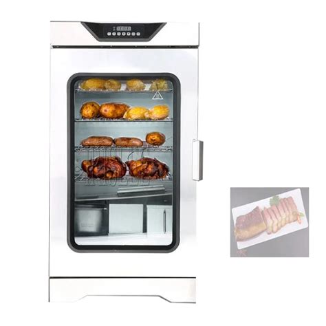 전기 물고기 흡연자 기계 고기 소시지 흡연 기계 전기 음식 훈제 하우스 오븐 판매 Aliexpress