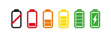 배터리 충전 수준 표시기 집합입니다 흰색 배경에 격리된 벡터 그림 0명에 대한 스톡 벡터 아트 및 기타 이미지 0명 개념 개념과 주제 Istock