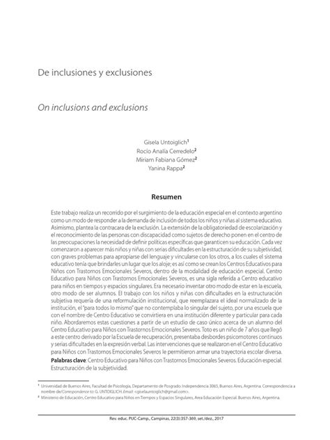 Gisela Untoiglich 1 Rocío Analía Cerredelo 2 Miriam Fabiana Gómez 2