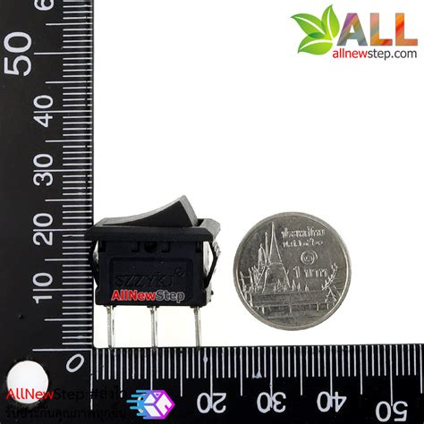 สวิตช์ไฟเปิดปิด 3 ขา สีดำ 6a250v ขนาด Kcd1 102 Arduinoall ขาย Arduino ซื้อ Arduino อุปกรณ์