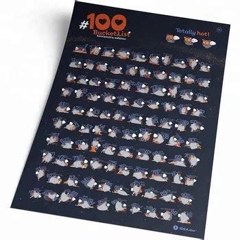 100 Hot Different Sex Position Style Bucket List Scratch Off Wall Poster Sticker View Hot Sex