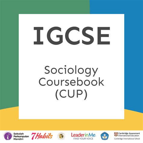 Book 00259 Cambridge Igcse Sociology Coursebook Cup Spm Shop