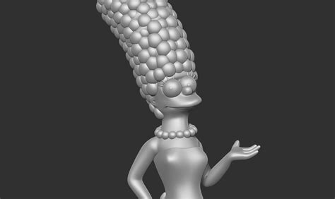 Marge Simpson 3d Model By Sinh Nguyen