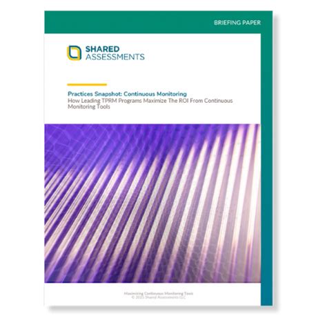 Practices Snapshot Continuous Monitoring How Leading Tprm Programs Practices Snapshot Continuous Monitoring How Leading Tprm Programs