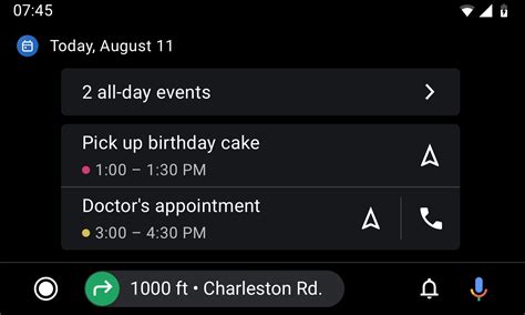 Android Auto Gets Google Calendar Integration TechCrunch
