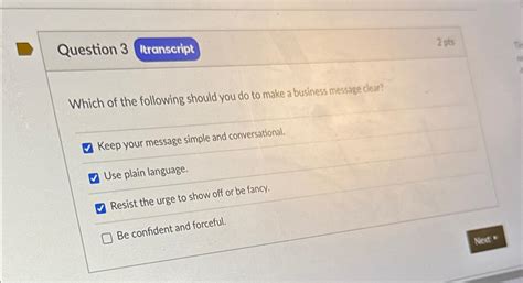 Solved Question 3which Of The Following Should You Do To