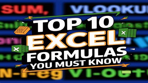 Top 10 Must Know Excel Formulas For 2025 Excel Tips And Tricks For