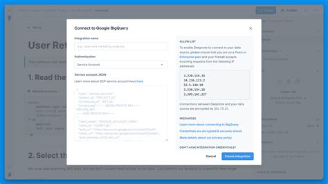 Google BigQuery Deepnote Docs