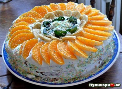 Рецепта за плодова торта със зелени смокини кулинарно бг