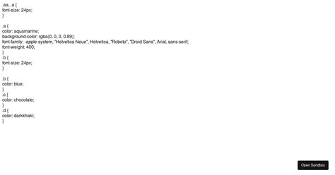 Sass Import Codesandbox