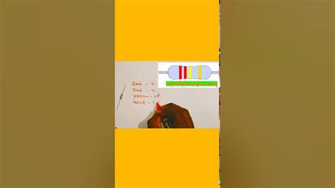 Resistor Color Code A L Engineering Technology Practical Exam 2020 In Sinhala Shorts Youtube