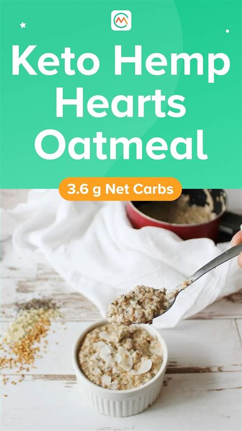 Keto Hemp Hearts Oatmeal Recipe Cereal Recipes Low Carb Keto