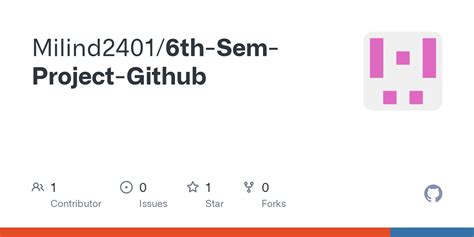GitHub Milind Th Sem Project Github