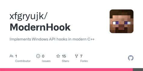 GitHub Xfgryujk ModernHook Implements Windows API Hooks In Modern C