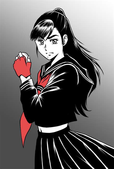 Asamiya Saki Sukeban Deka Drawn By Katusikahokusai Danbooru